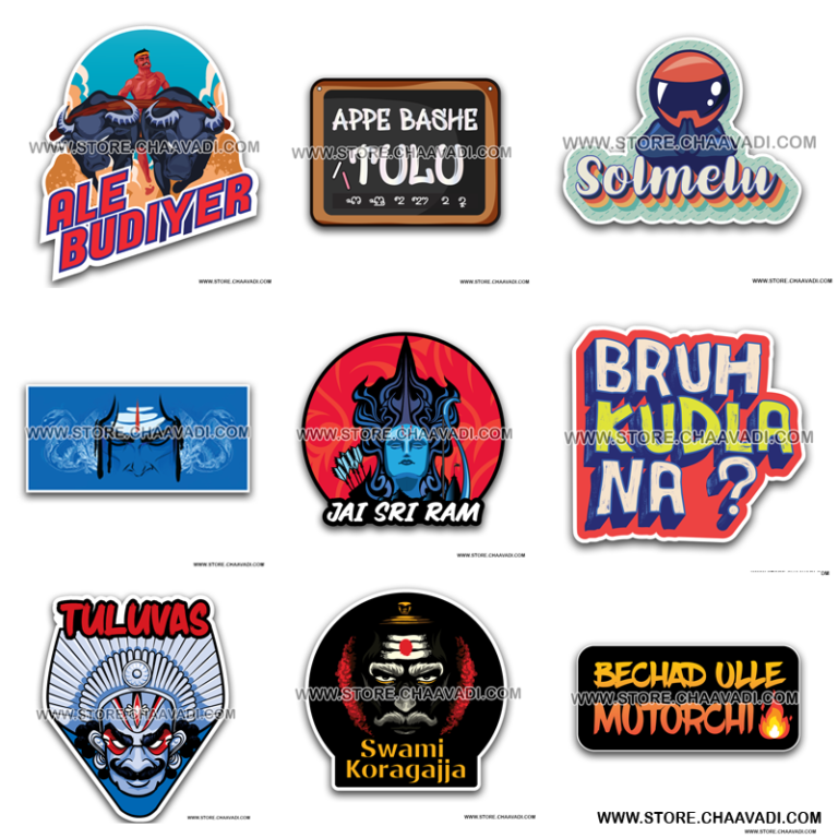TULUNAD STICKERS COMBO – CHAAVADI STORE